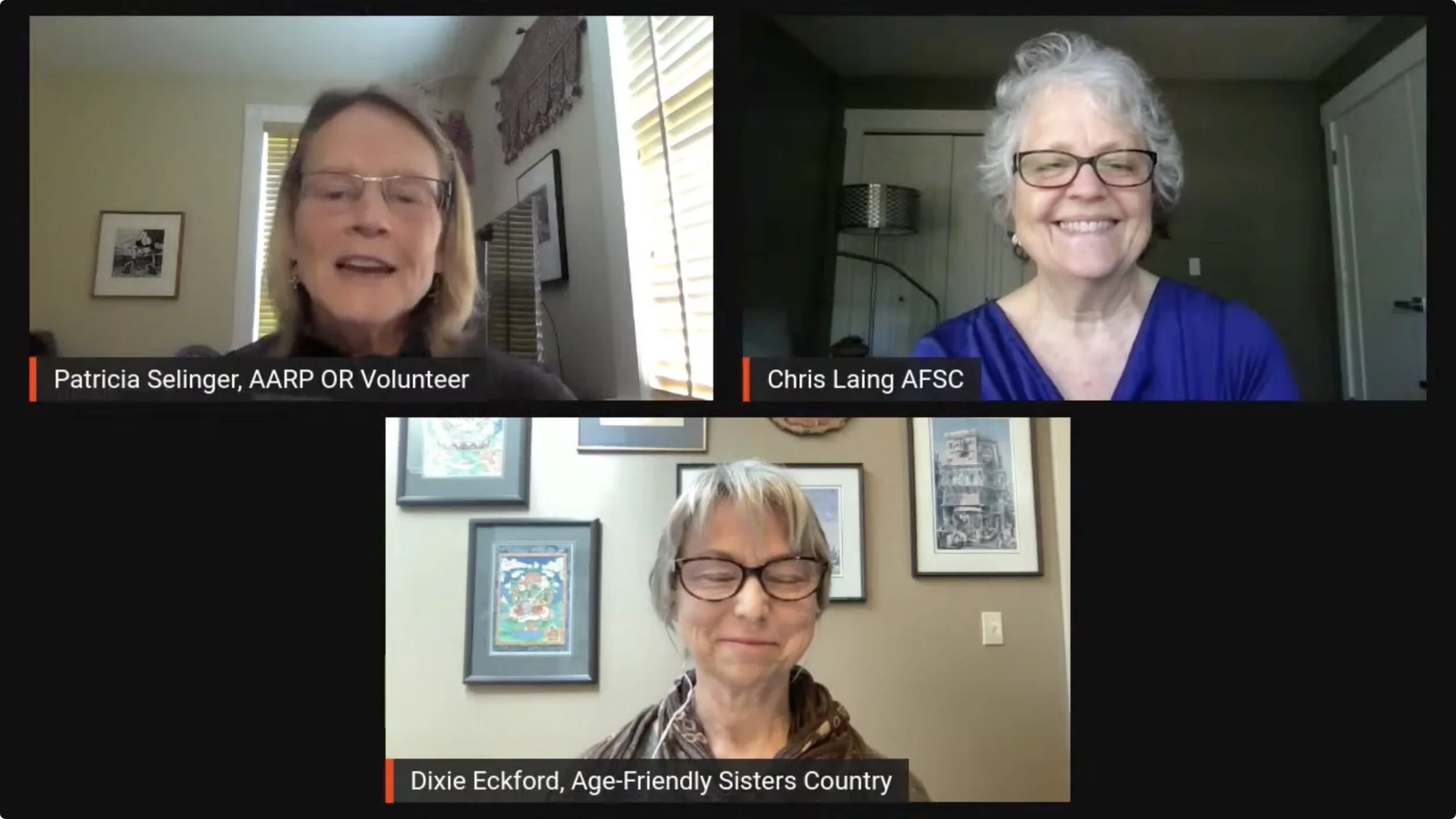 Video: Sisters as a Rural Model—AFSC Guest Presenters for AARP — AFSC ...