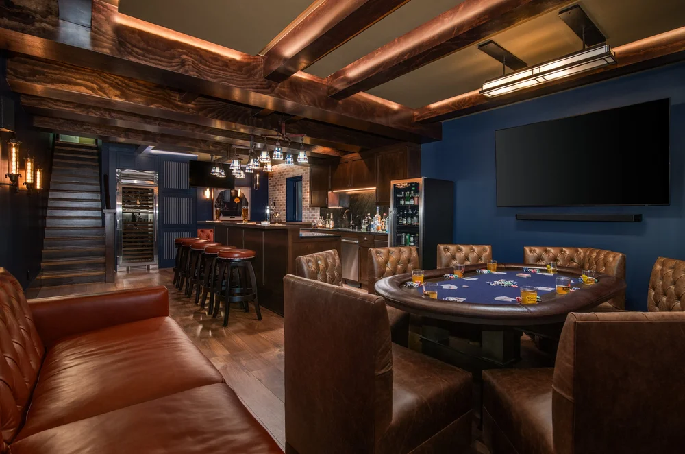 Residential Basement Bar from Interior Designer Christine Jahan ...