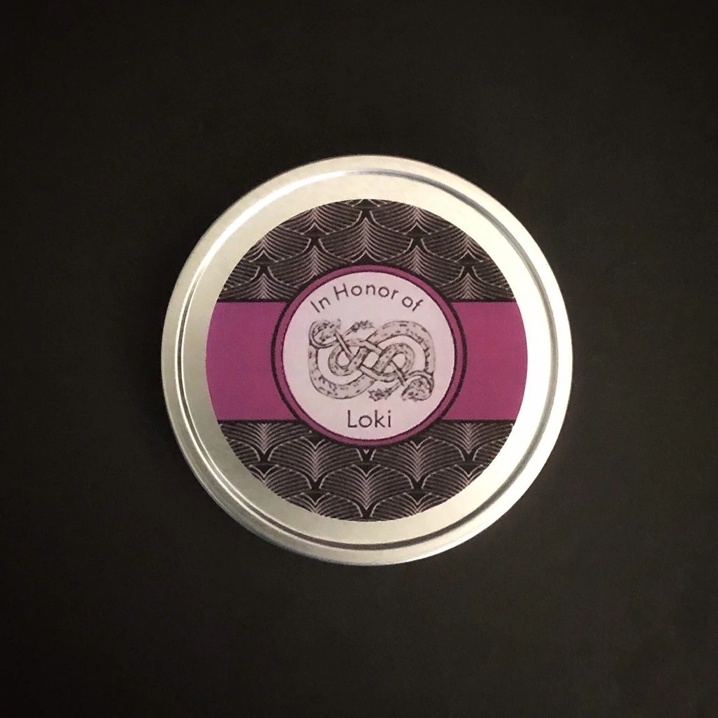 Loki Norse god ritual offering candle — Silver Moon Offerings