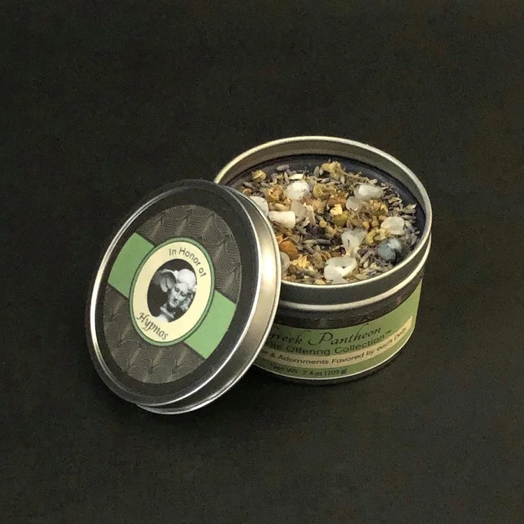 Apollo Greek god offering candle — Silver Moon Offerings