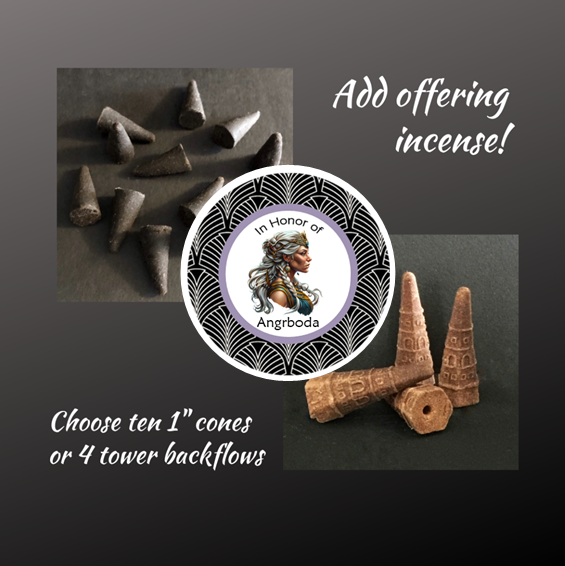 Loki Norse god ritual offering candle — Silver Moon Offerings