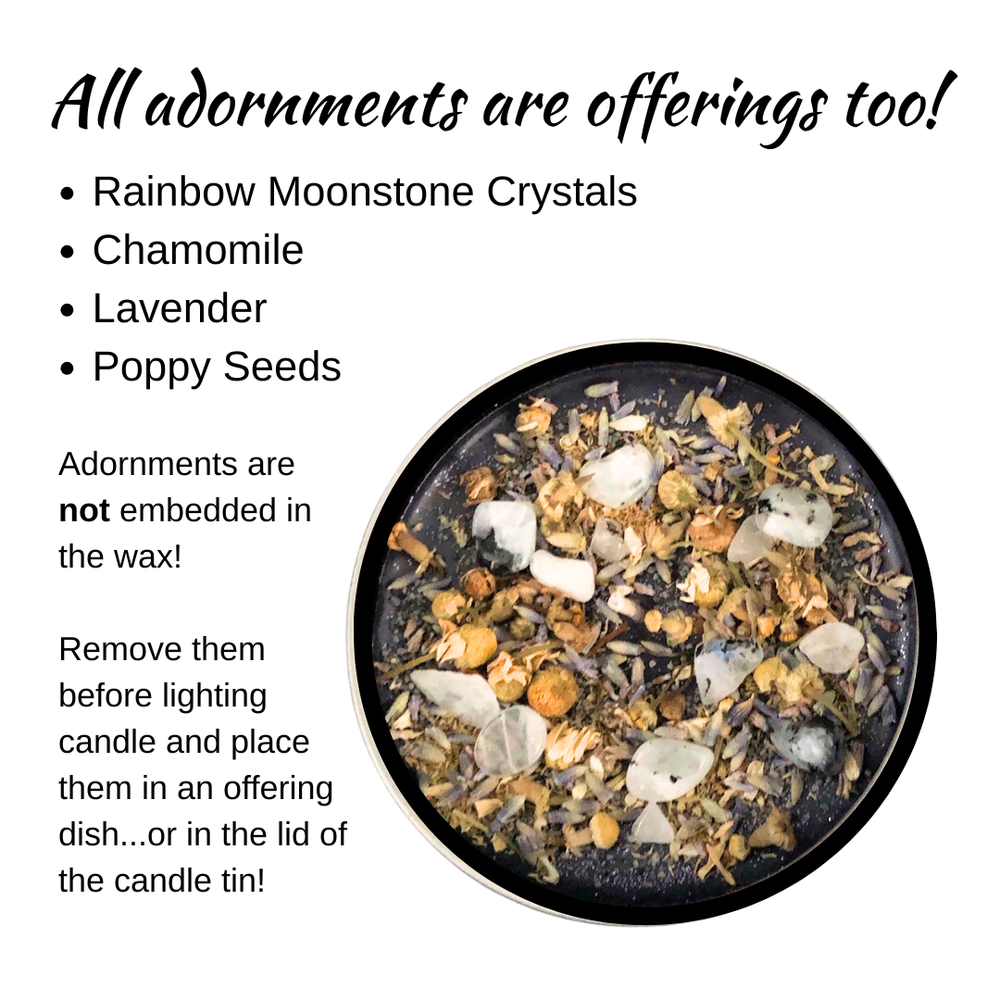 Apollo Greek god offering candle — Silver Moon Offerings