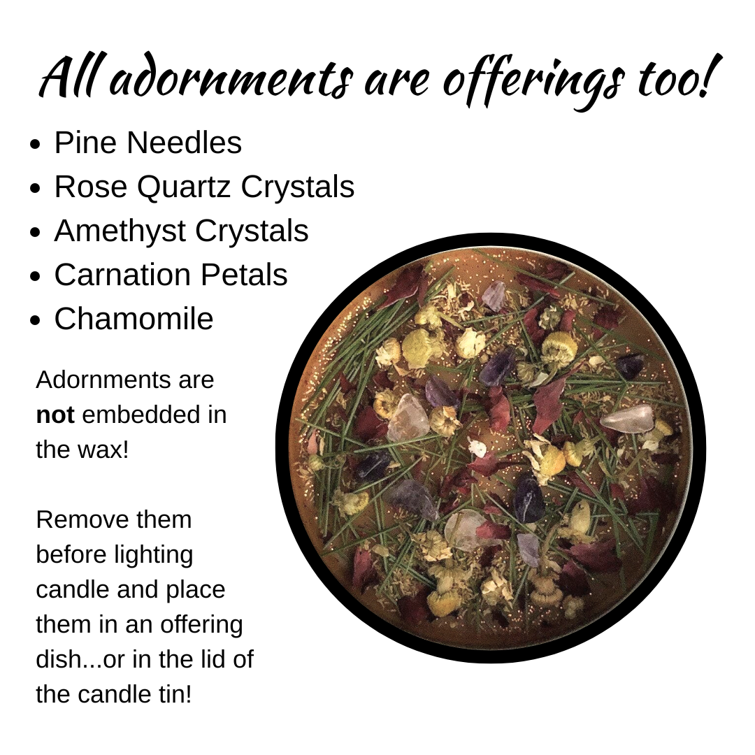 Loki Norse god ritual offering candle — Silver Moon Offerings