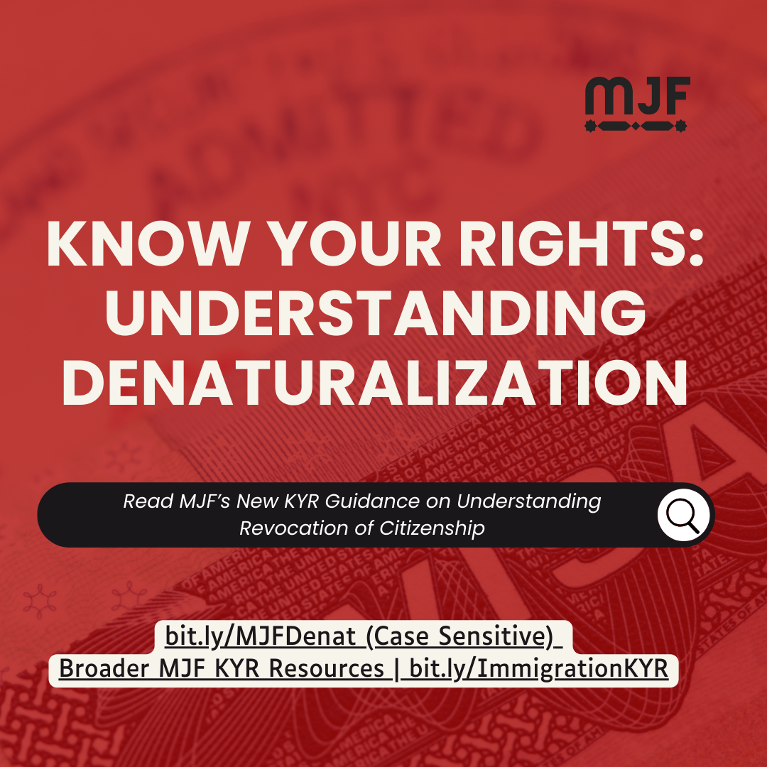 KYR / Legal — Muslims for Just Futures