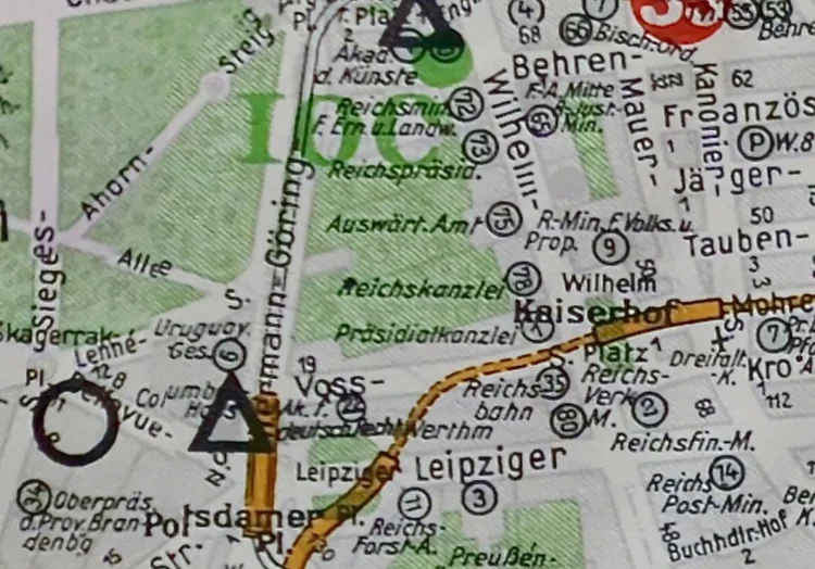 High Resolution Original Map of Berlin from the 1936 Summer Olympic ...