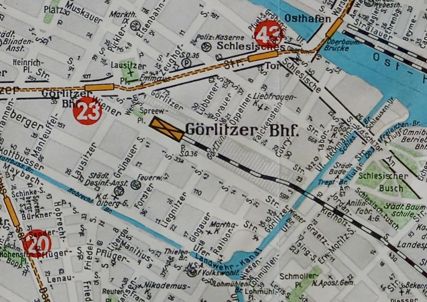 High Resolution Original Map of Berlin from the 1936 Summer Olympic ...