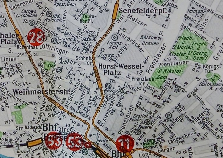 High Resolution Original Map of Berlin from the 1936 Summer Olympic ...