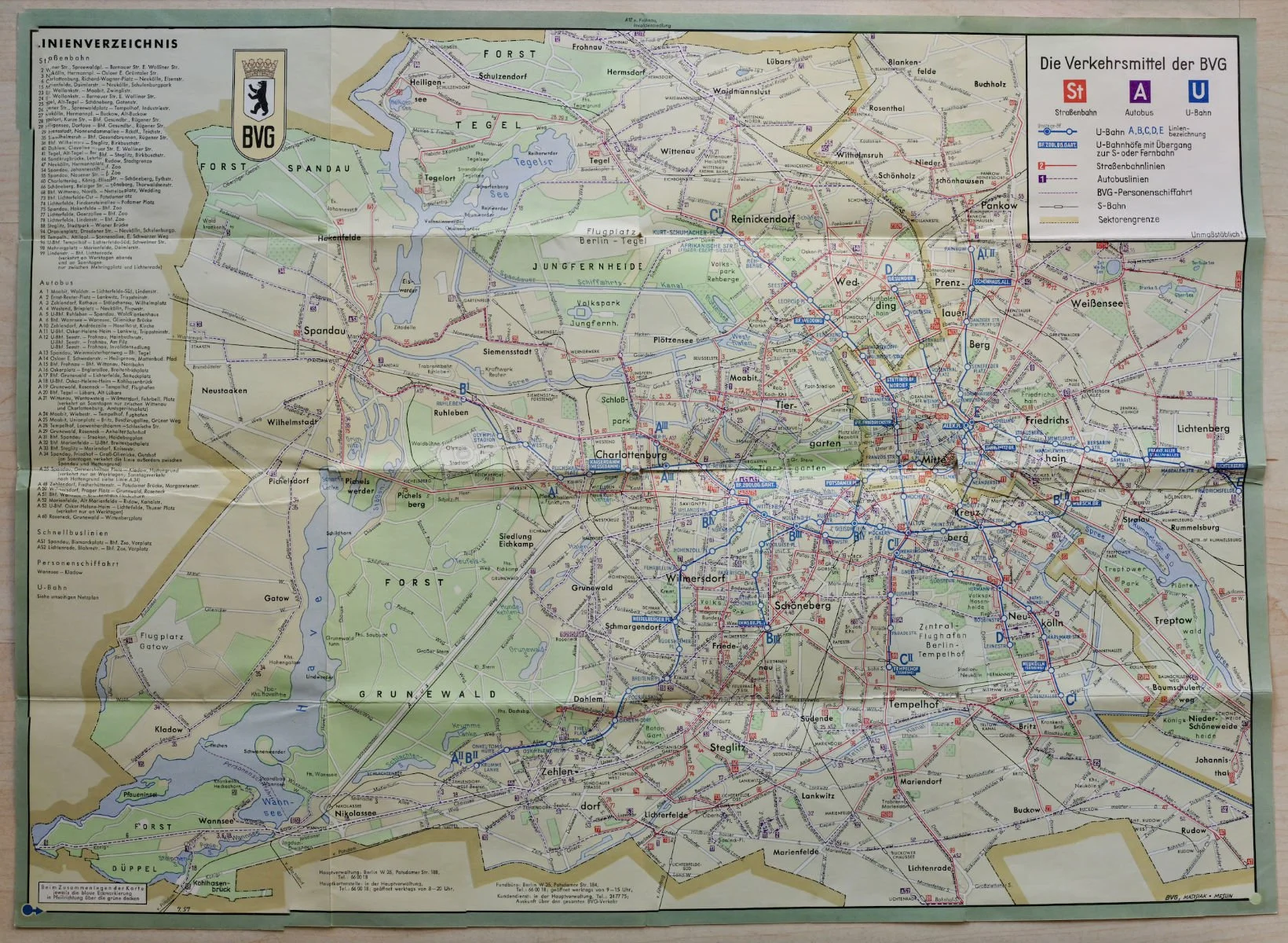 Cold War Berlin Maps: West Berlin 1957 & East Berlin 1966 — Whitlam's ...