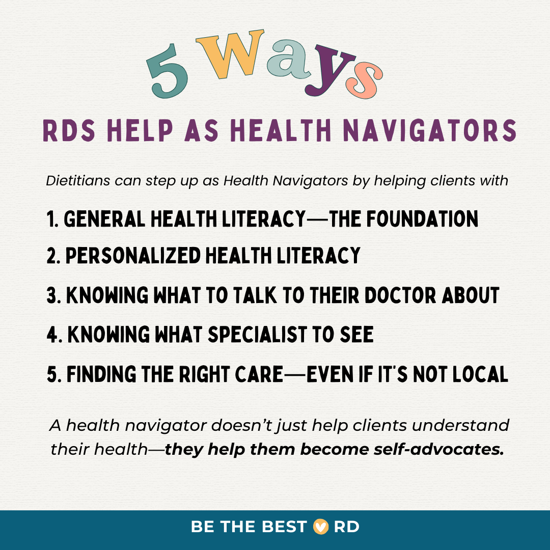 Doctors Have 17 Minutes. RDNs Can Bridge the Gap as Health Navigators ...