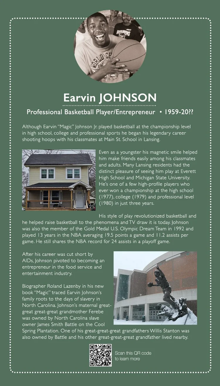 Earvin "Magic" Johnson — Historical Society of Greater Lansing