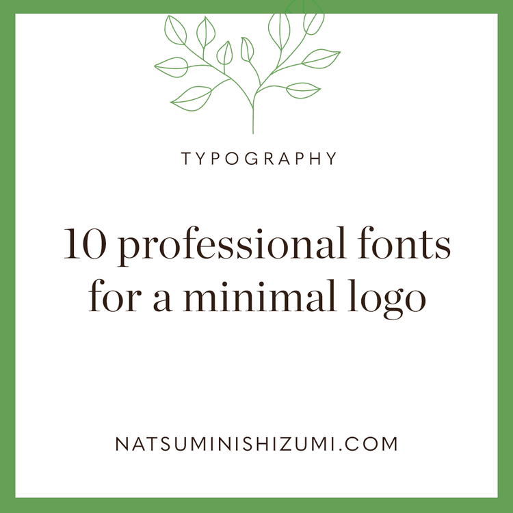 Clean and Elegant Google Fonts for Your Website — Natsumi Nishizumi Design