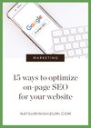 15 ways to optimize on-page SEO for your website