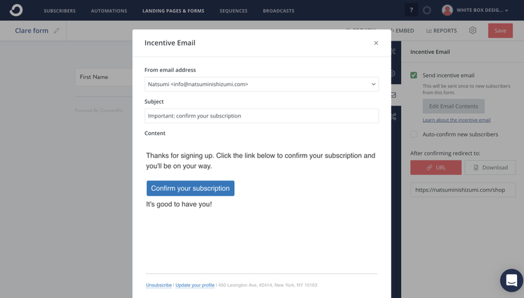 How to Embed a ConvertKit Form into Squarespace