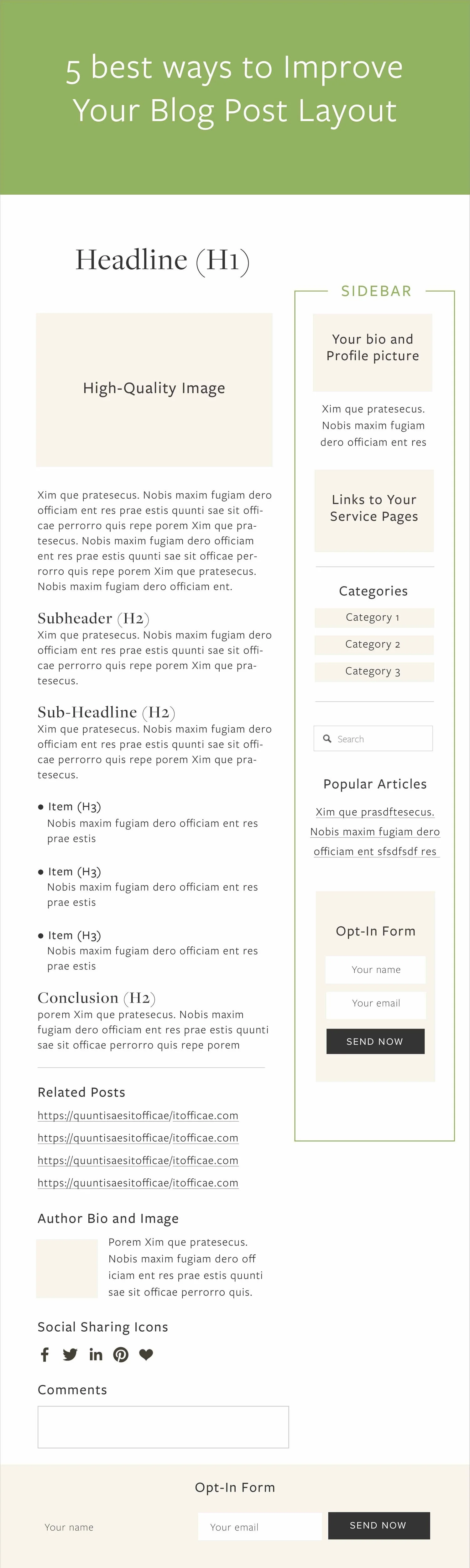 5 Best Ways to Improve Your Blog Post Layout