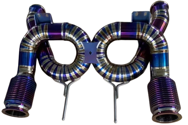 McLaren 720s Titanium X Pipe Exhaust System — Juggernaut Motorsports