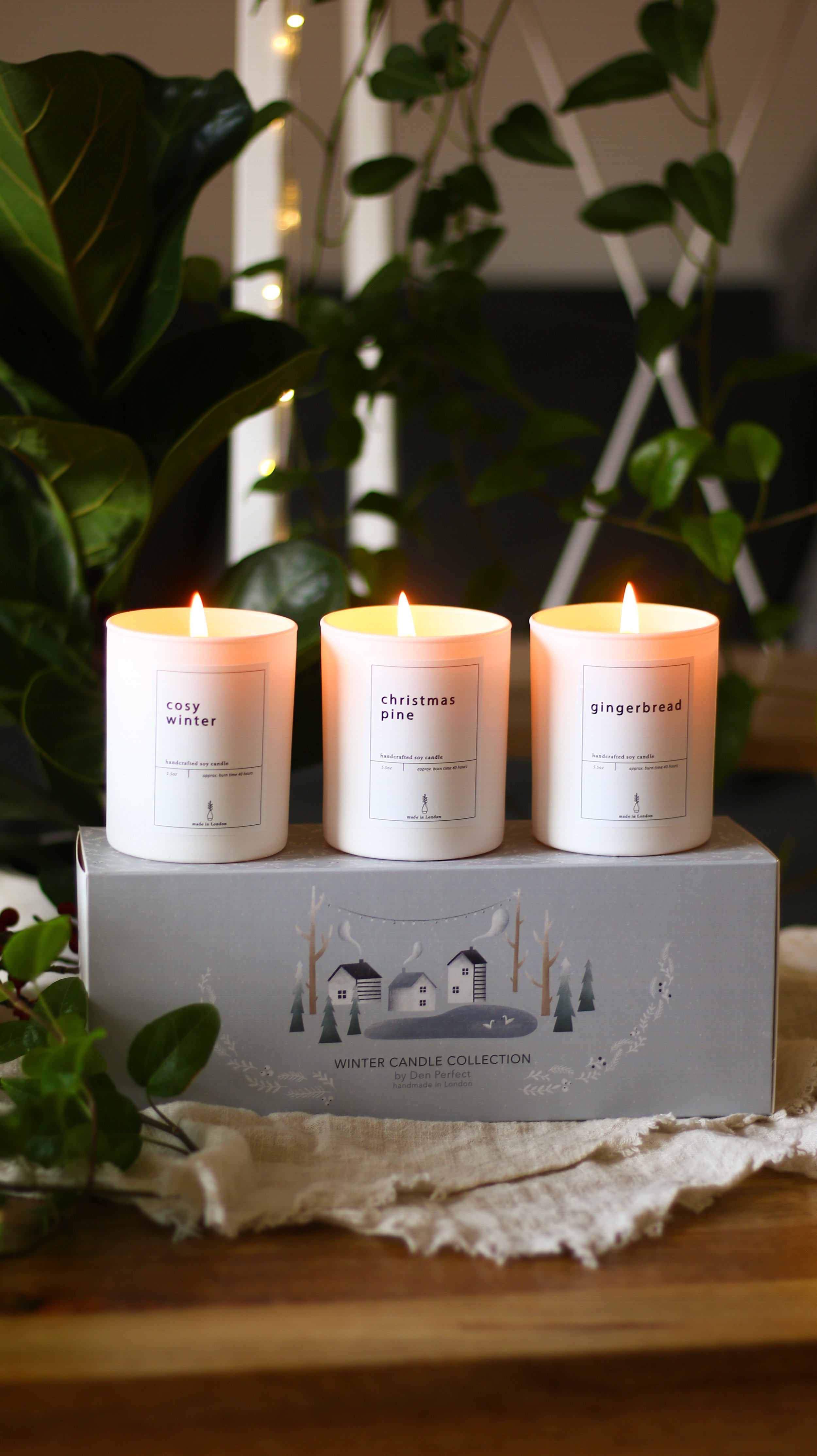 Winter Candle Collection | Den Perfect | Soy Candles, Reed Diffusers ...