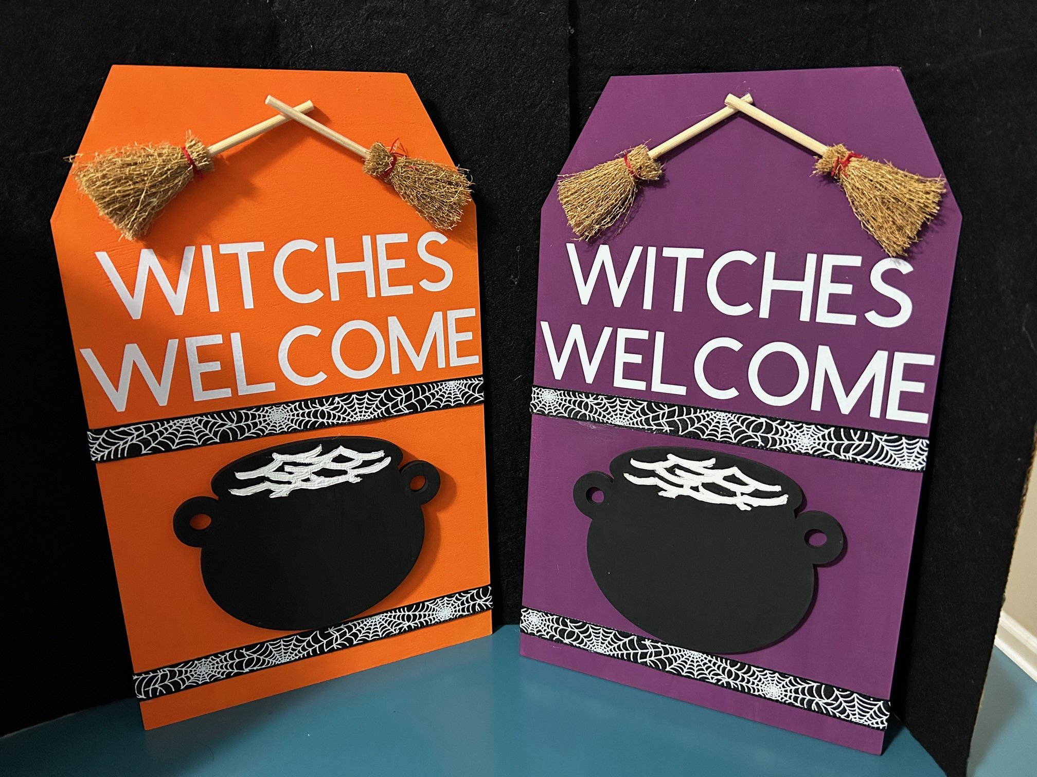 "witches welcome" — the craft room