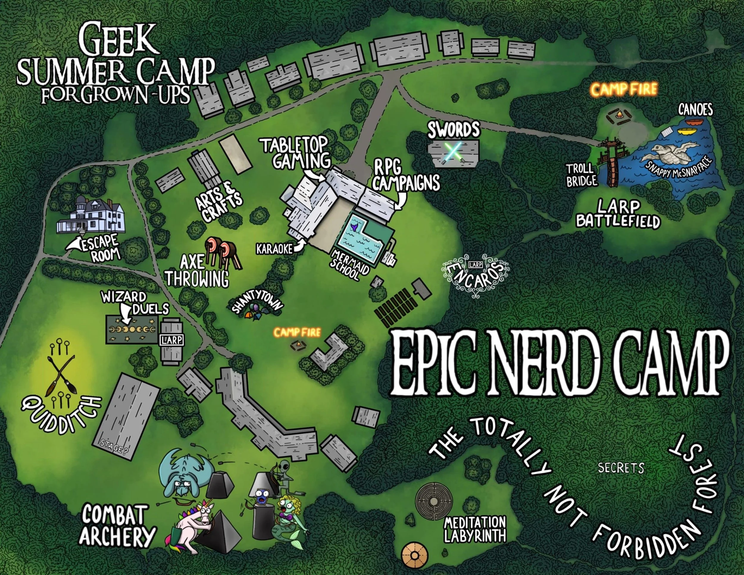 Epic Nerd Camp — Your Glorious Adventure