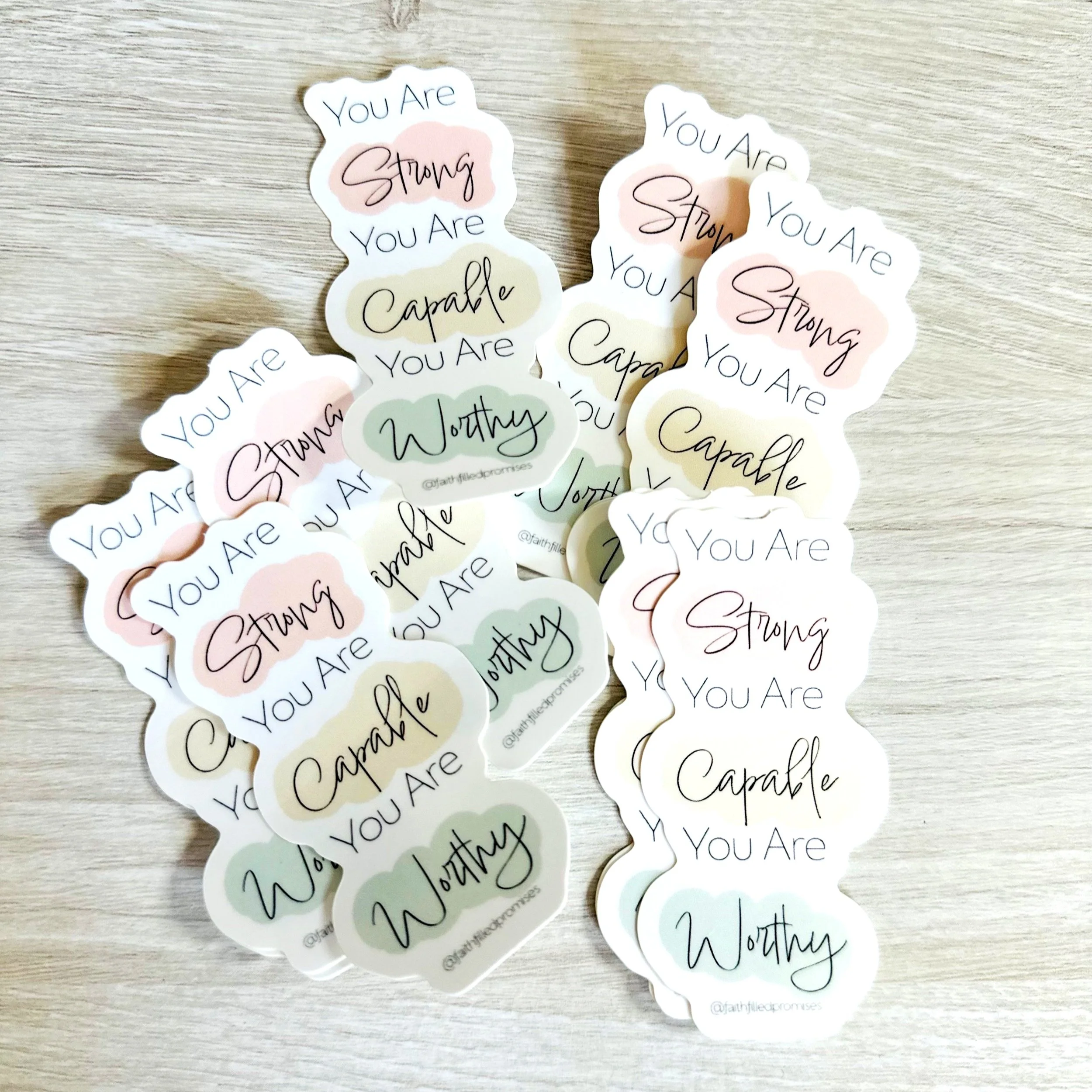 Don't Believe Everything You Think, Sticker — Faith Filled Promises