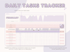 Aesthetic Pastel Purple Cute Cat Theme Habit Tracker Google Sheets ...