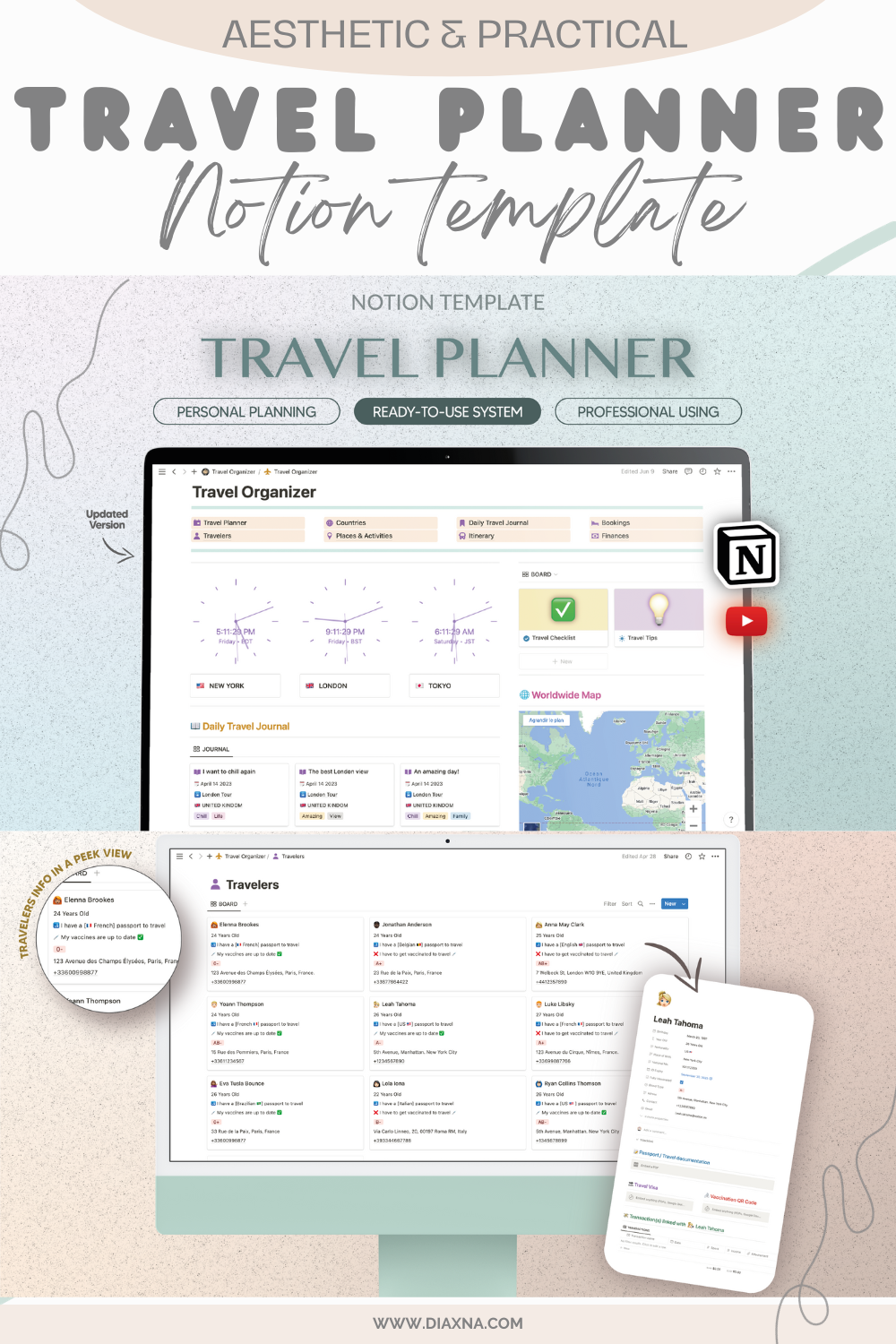 6 Aesthetic Notion Dashboard For All Your Digital Personal Planning ...