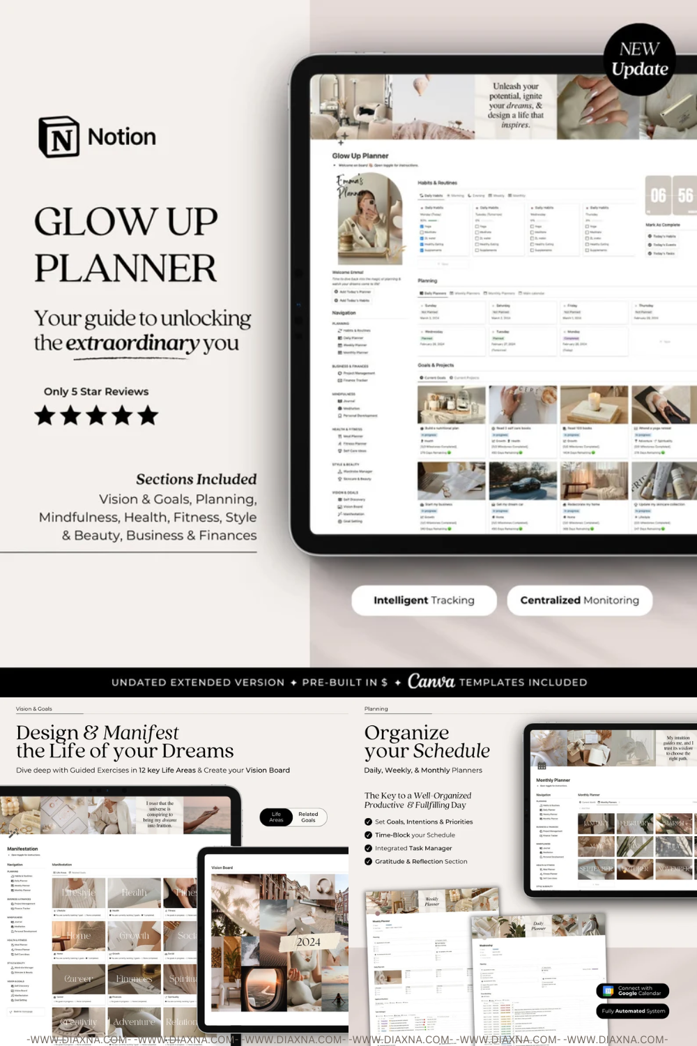 6 Aesthetic Notion Dashboard For All Your Digital Personal Planning ...