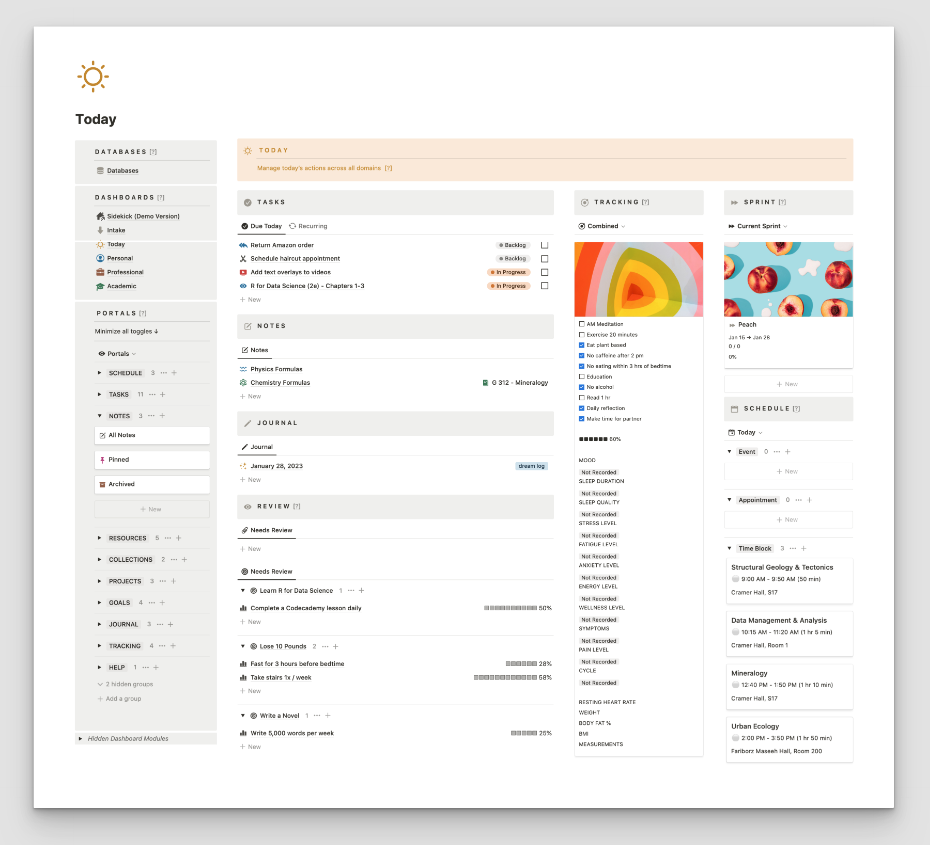 Master Your Life, Work, and Studies with Sidekick: A Workflow-Based Notion Template — DIAxNA