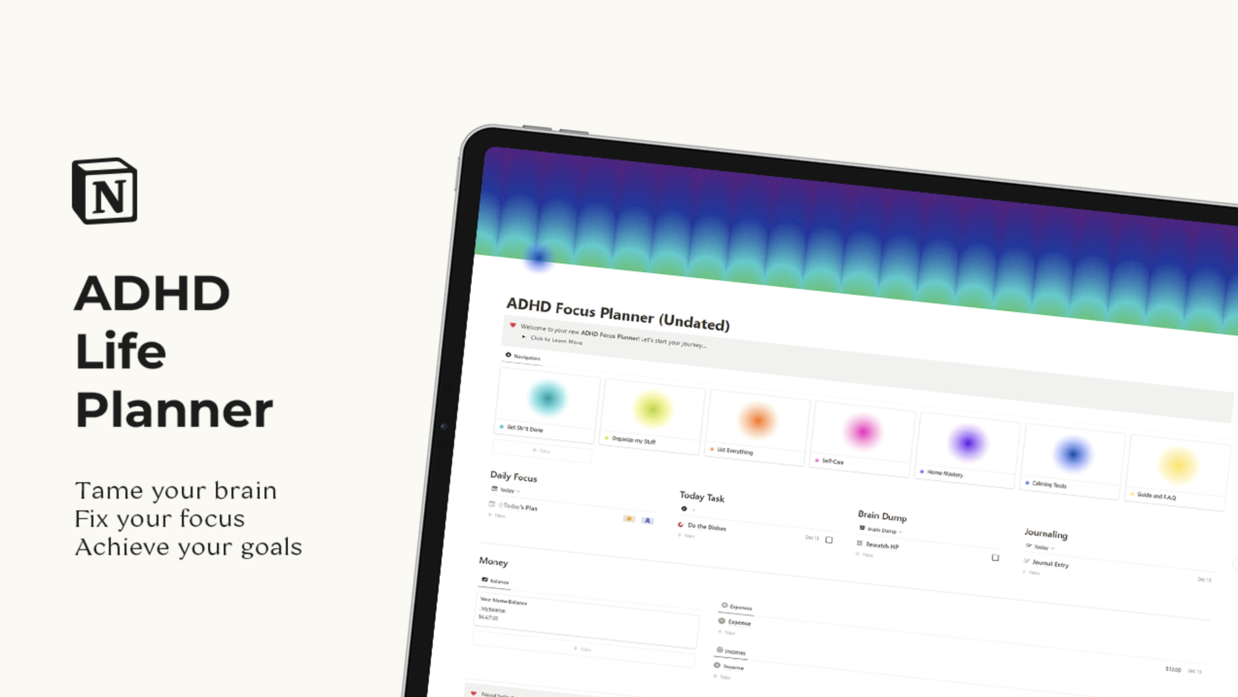 Boost Productivity and Stay Organized: Discover 3 ADHD Planner Notion ...