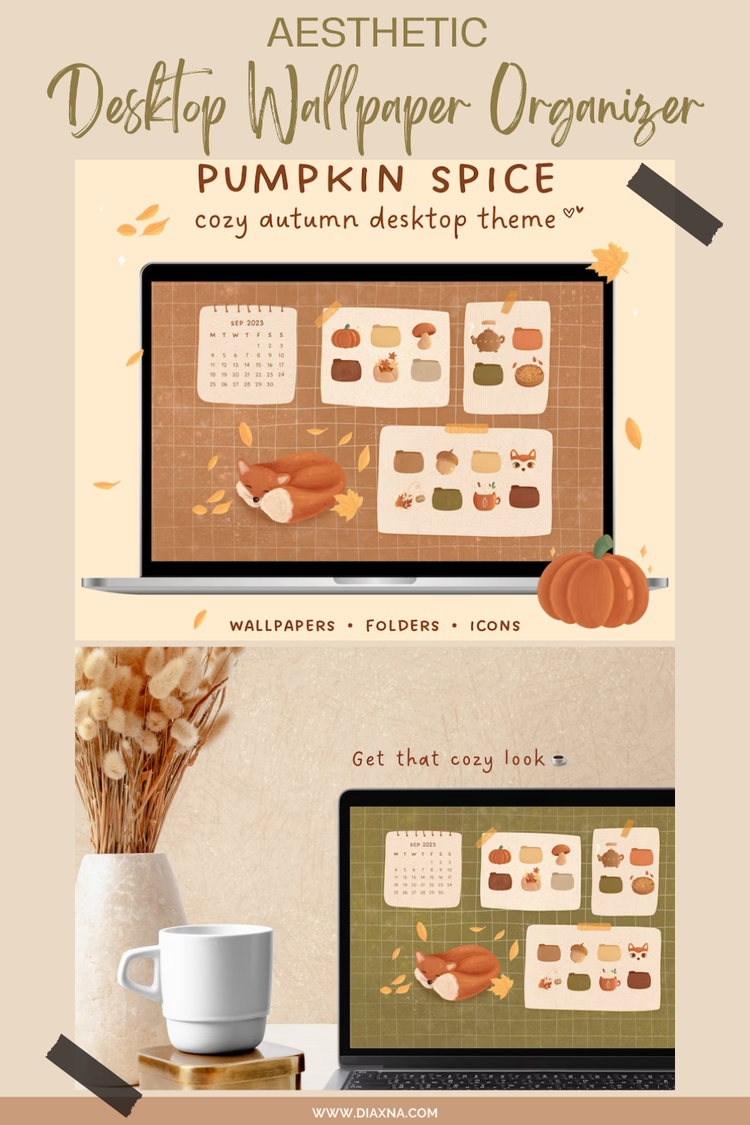 Aesthetic Desktop Wallpaper Organizers: Infuse Style and Organization ...