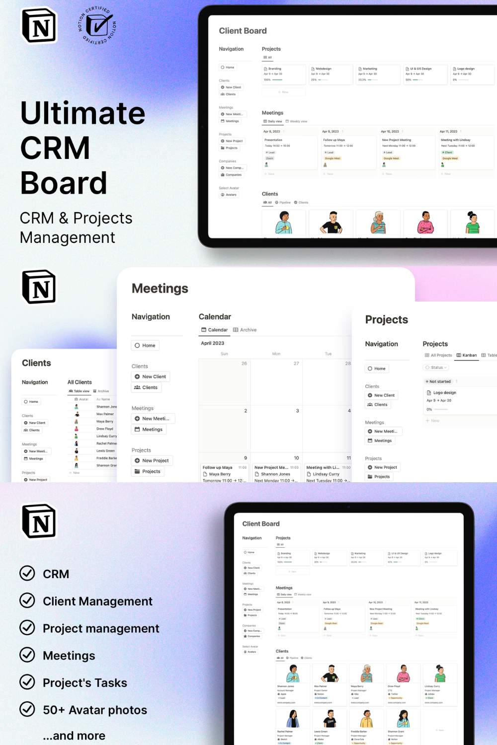 Elevate Your Business: Introducing the Notion Ultimate CRM Board ...