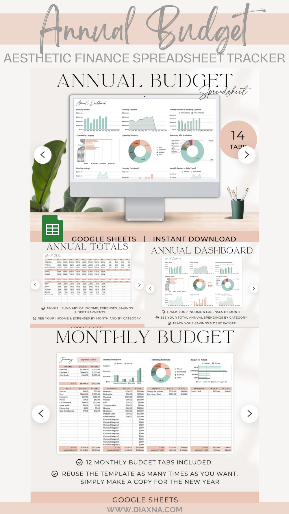 Ultimate Collection of Budget and Finance Spreadsheet Trackers ...
