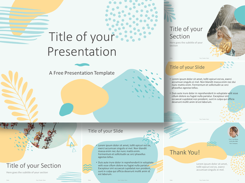 5 Free Aesthetic Google Slides/Powerpoint Presentation Templates — DIAxNA