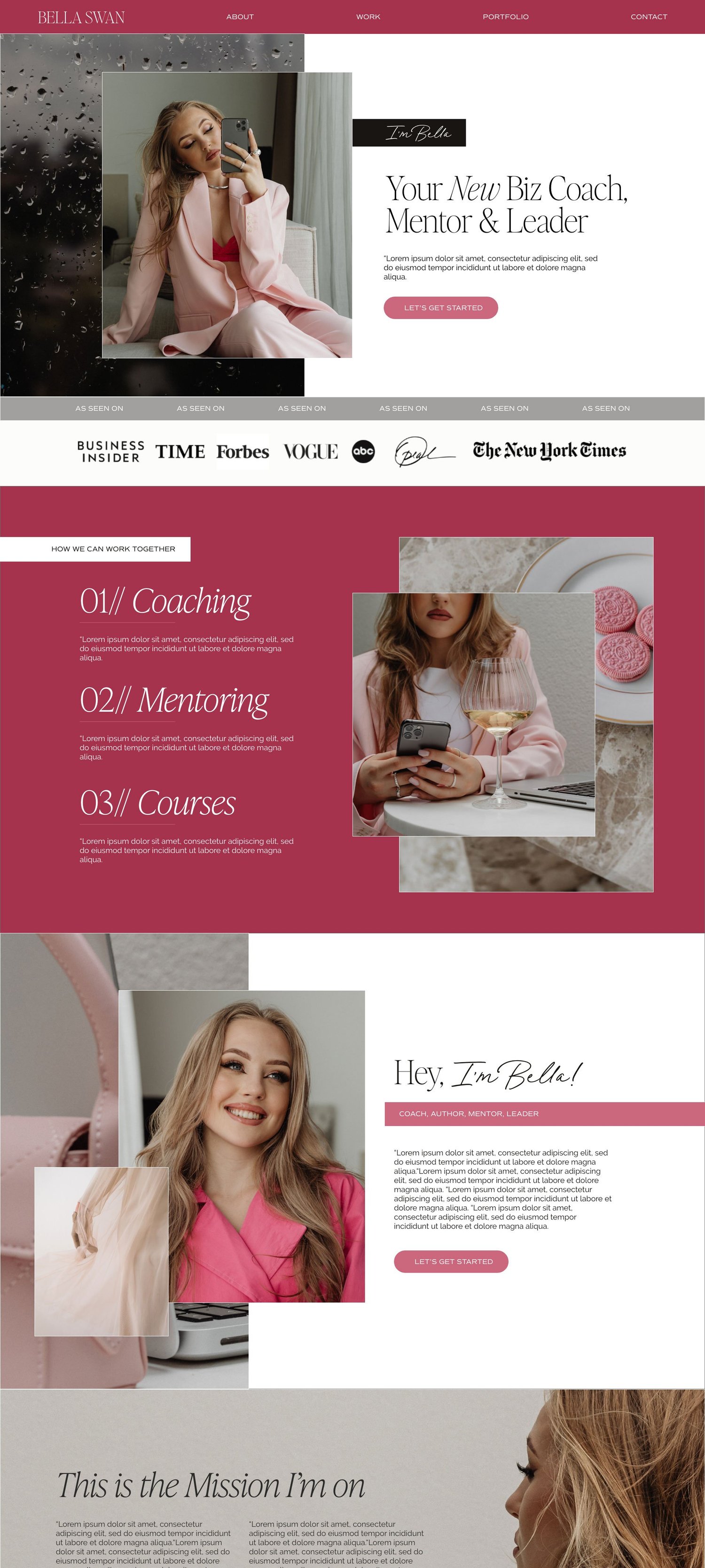 Sydney Template — Bailey Rose Creative | Authority Establishing ...