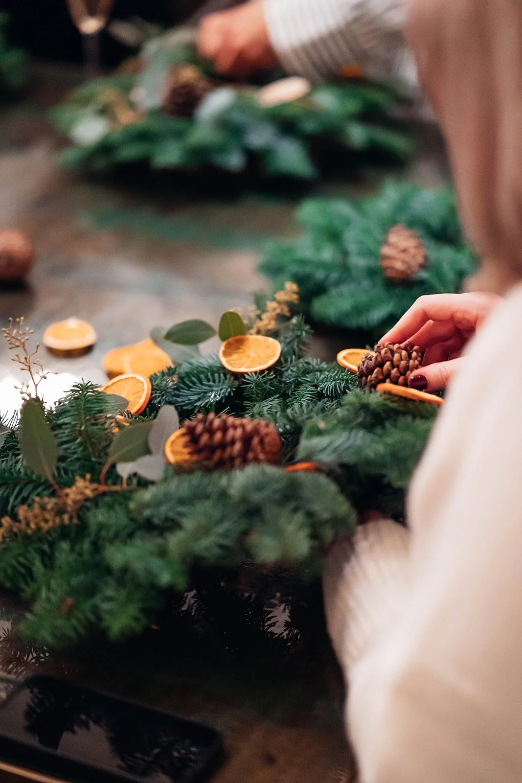 Festive Wreath Workshop For Team Christmas Parties — The Together ...