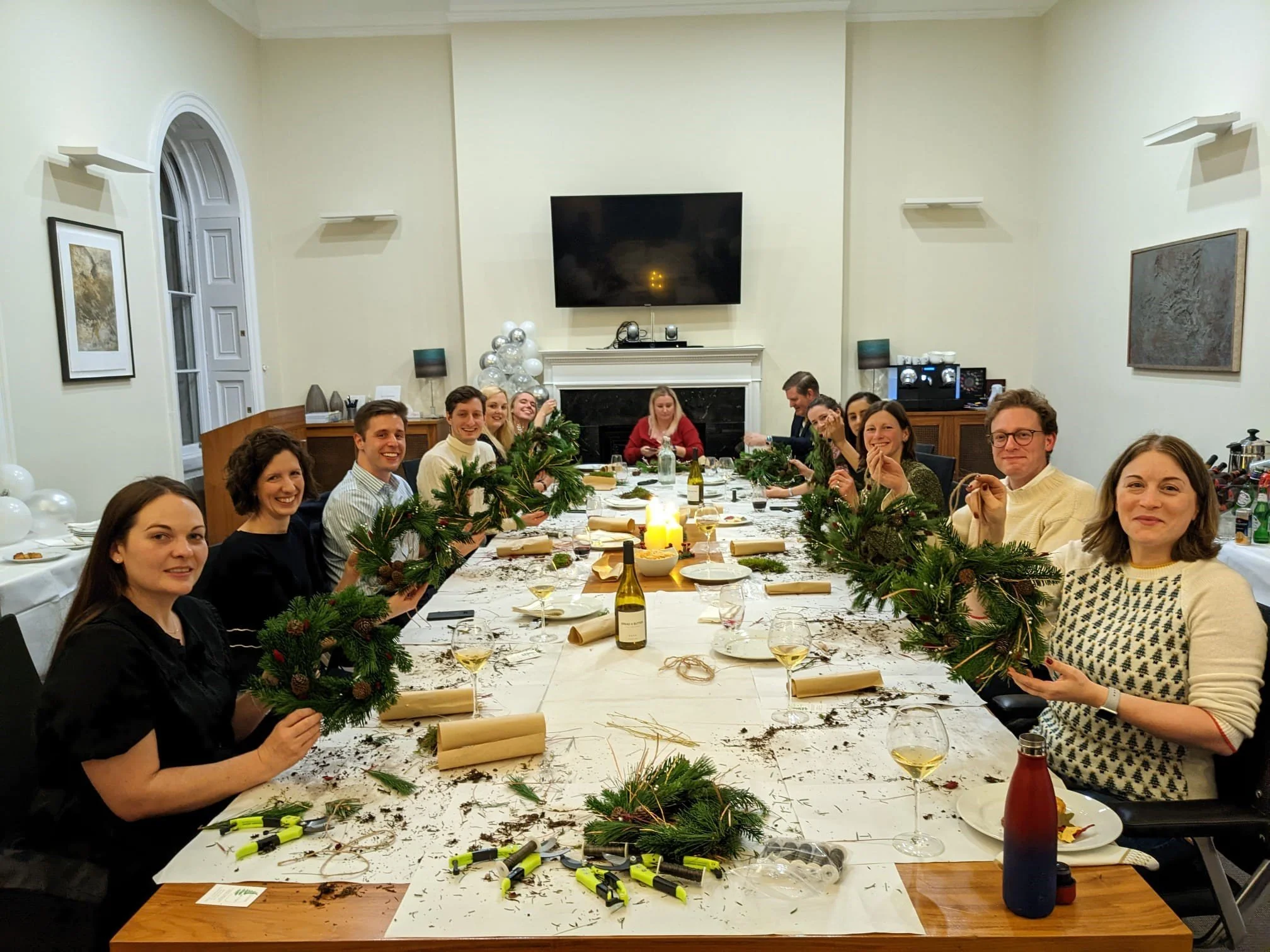Festive Wreath Workshop For Team Christmas Parties — The Together ...
