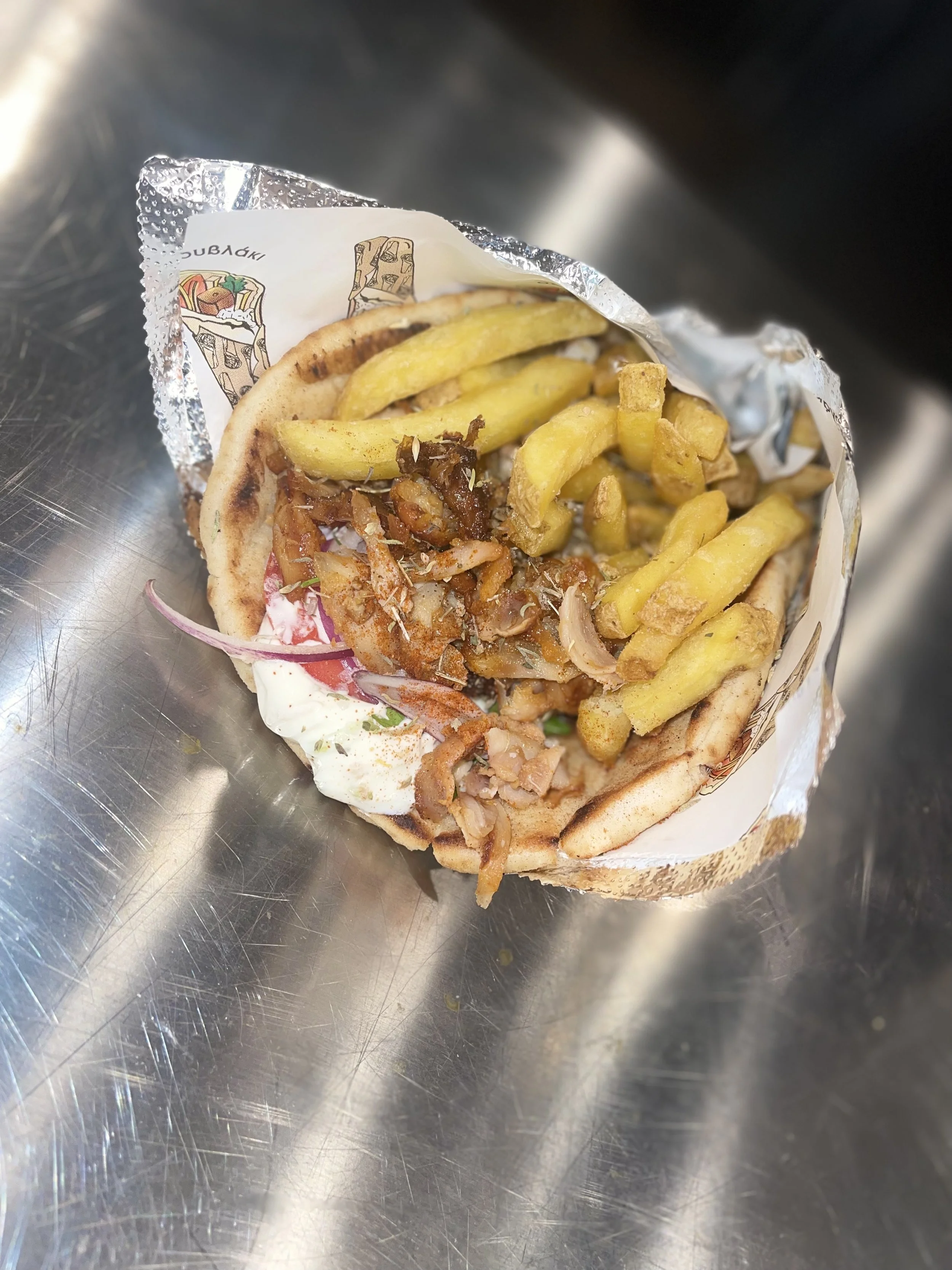 Greek Street Food Van In Newcastle The Greekster