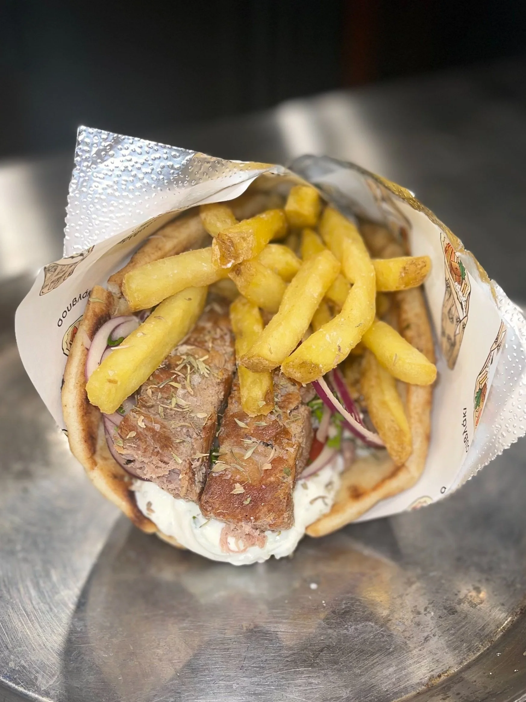 Greek Street Food Van In Newcastle The Greekster