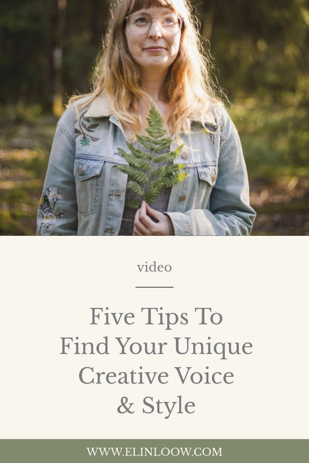 Finding Your Creative Voice & Style — Elin Lööw