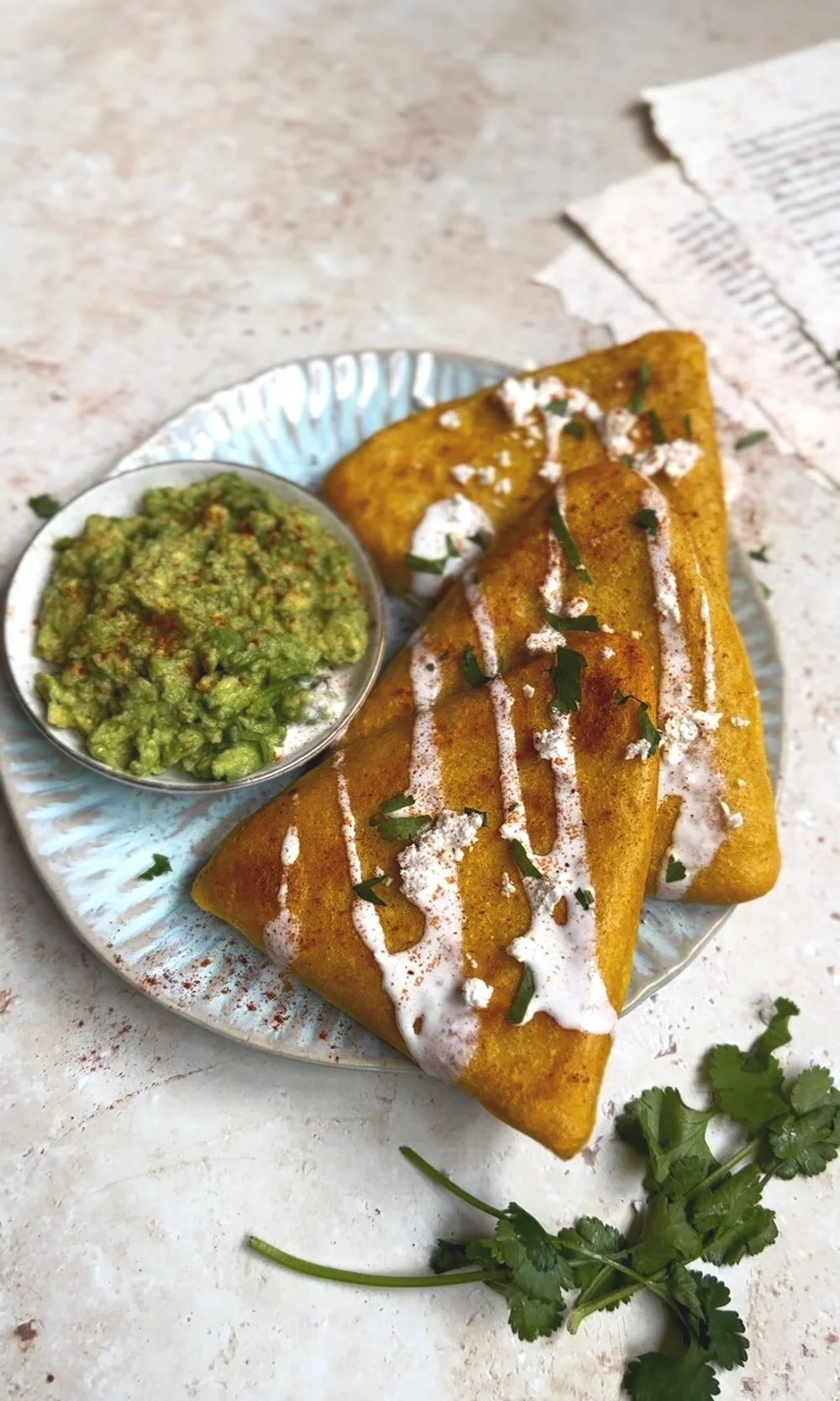 Mexican cheese tetelas — Truffle&Egg recipes