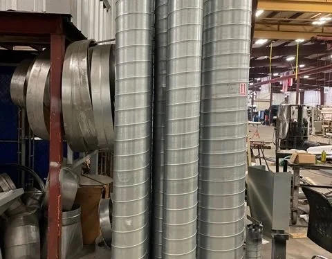 Custom Made Spiral Ductwork — United Finishing Systems LLC