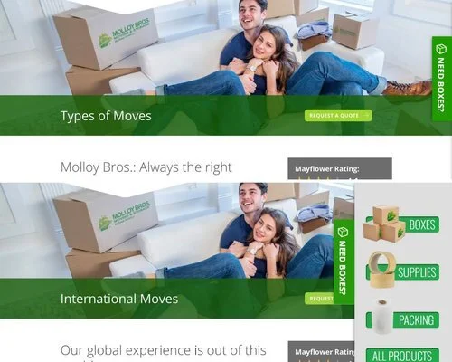 Top Moving Company Website Designs — MoveHQ Moving & Storage Software
