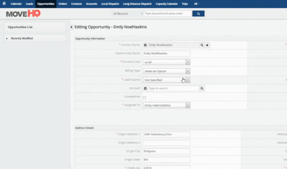 Lead sources now available in your mobile survey app — MoveHQ Moving ...