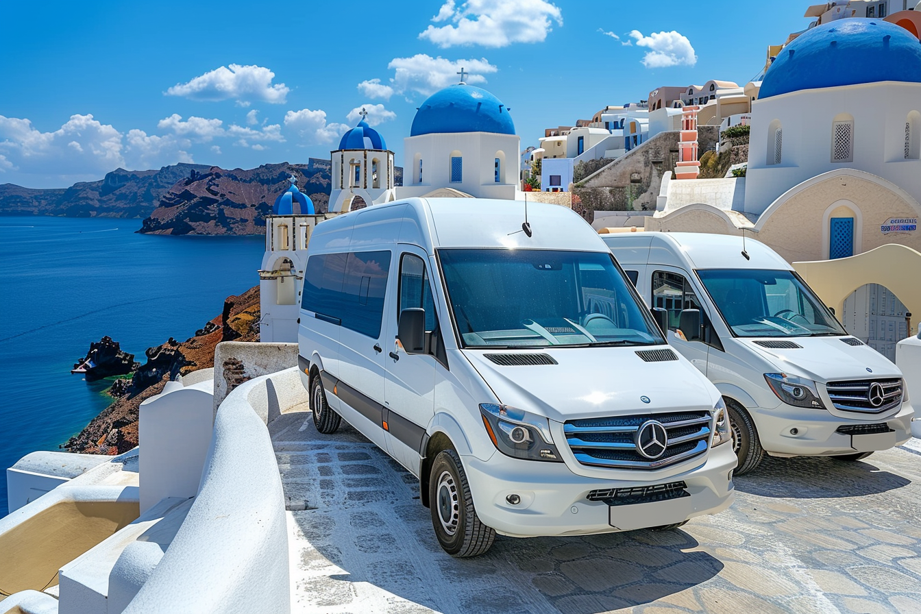 Santorini Transfer — Holiday Tours Santorini - Taxis, Shuttles, Luxury ...