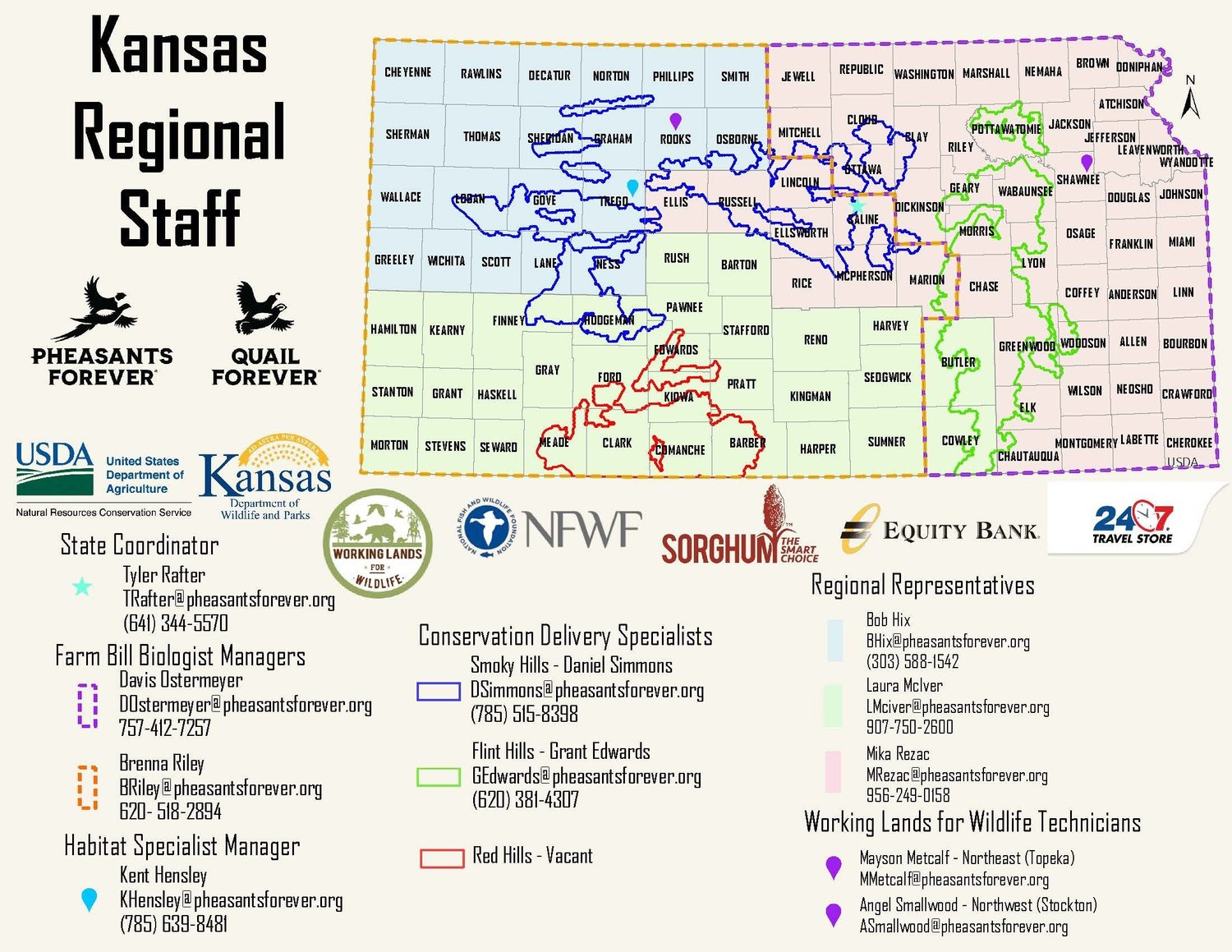 State / Regional Staff — Kansas Pheasants Forever & Quail Forever