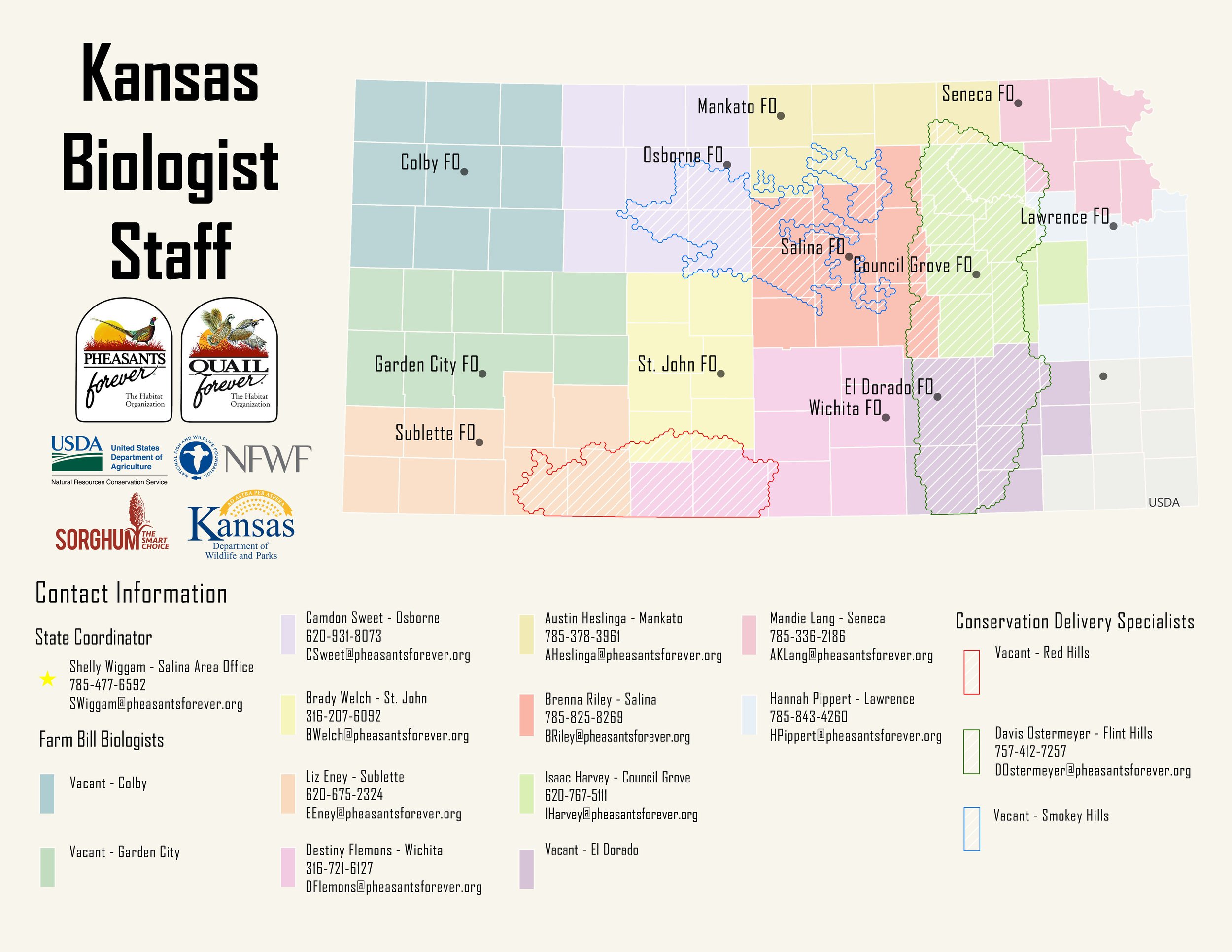 Biologist Staff — Kansas Pheasants Forever & Quail Forever