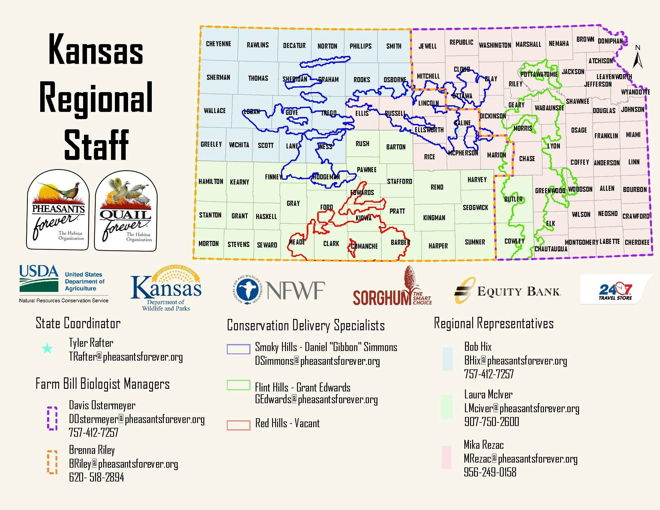 State / Regional Staff — Kansas Pheasants Forever & Quail Forever
