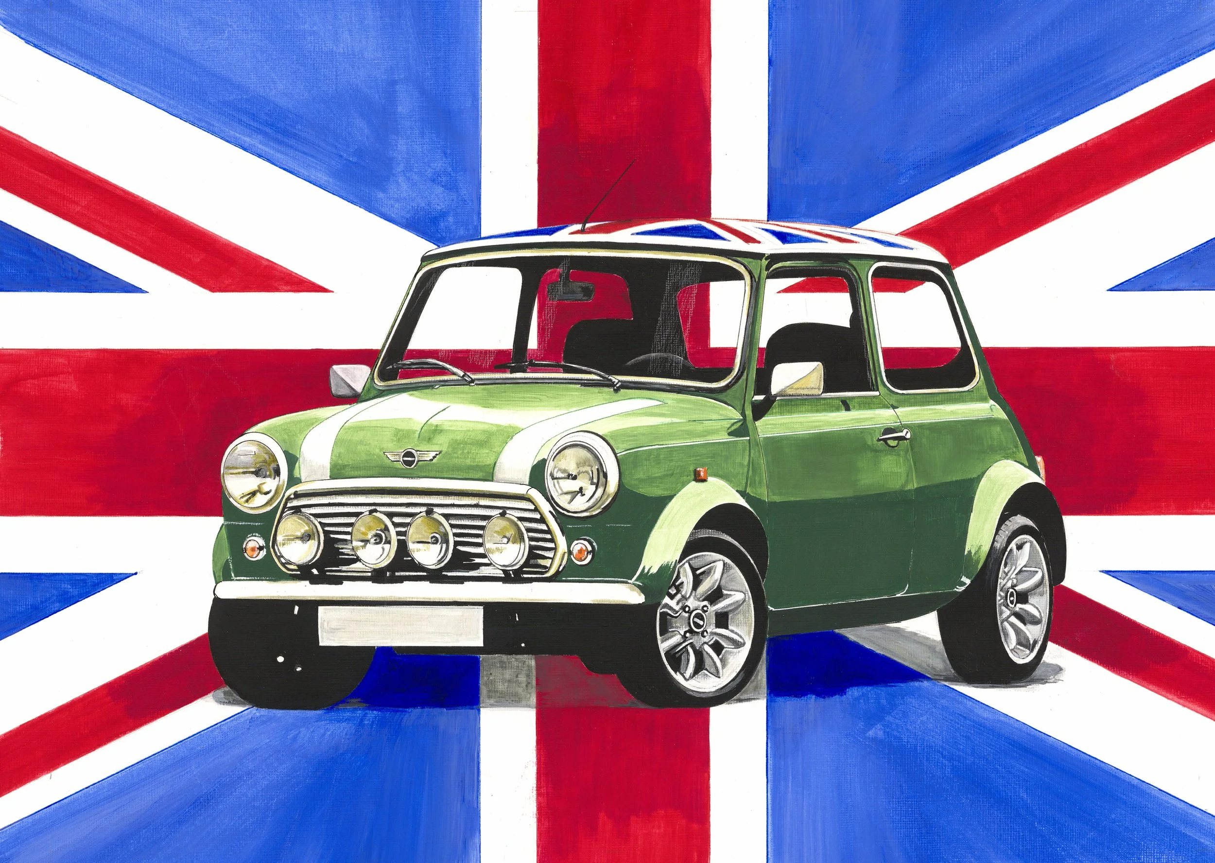 Mini Cooper — Car Art by Chan
