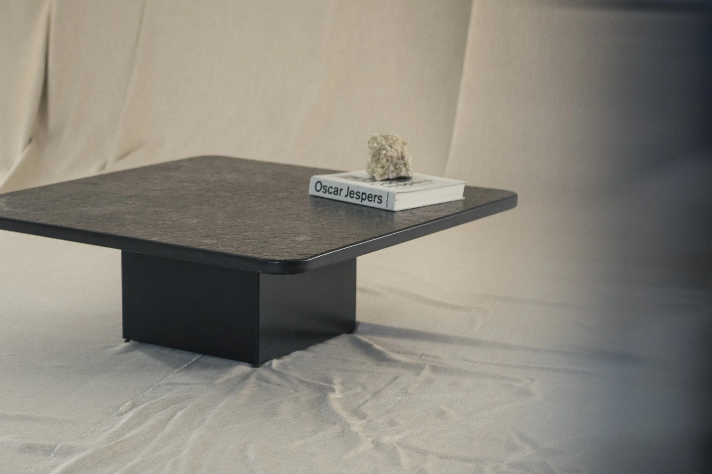 Modernist slate stone coffee table — (RE)APPROVED
