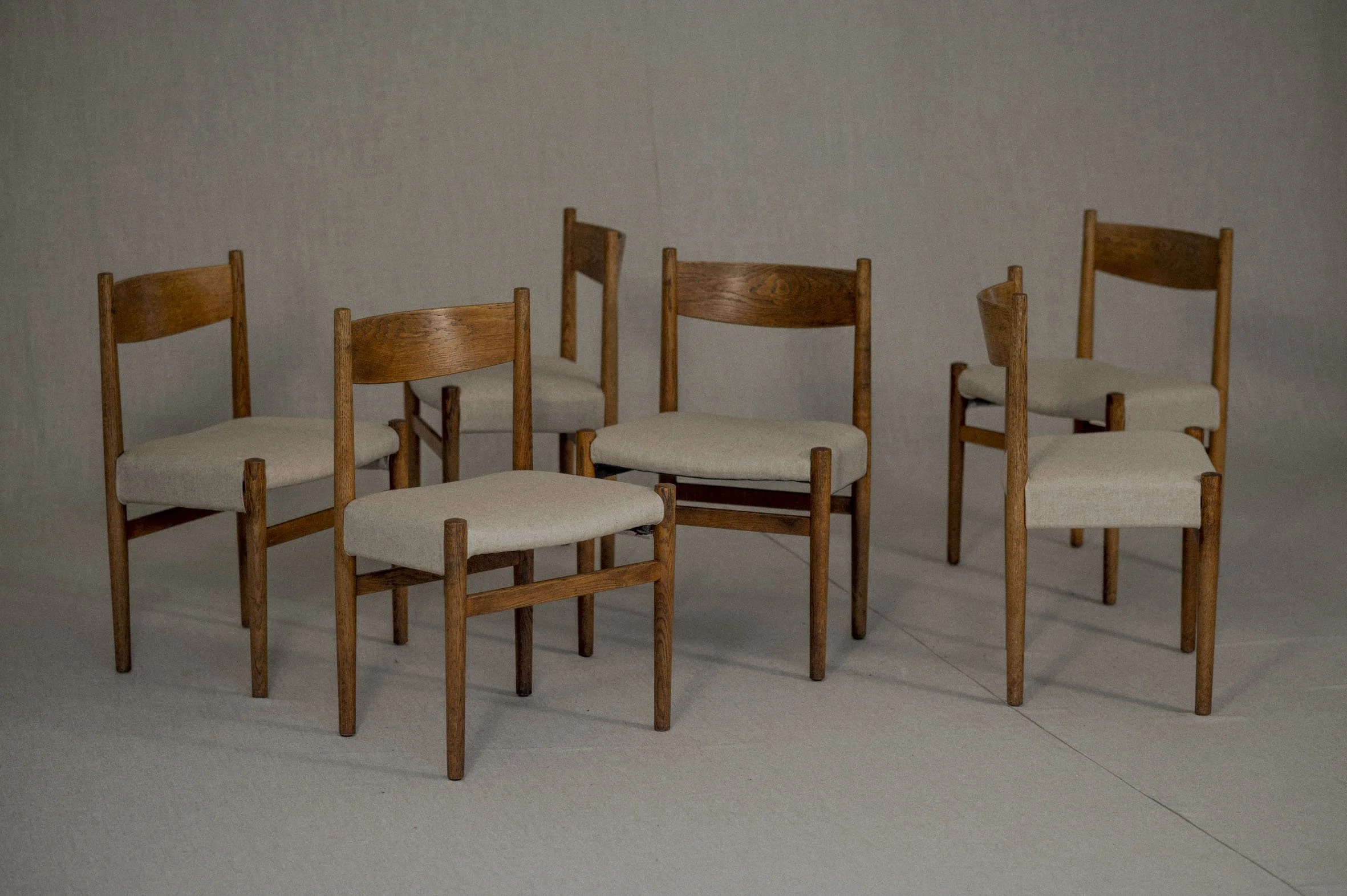 Hans J. Wegner model CH36 dining chairs — (RE)APPROVED