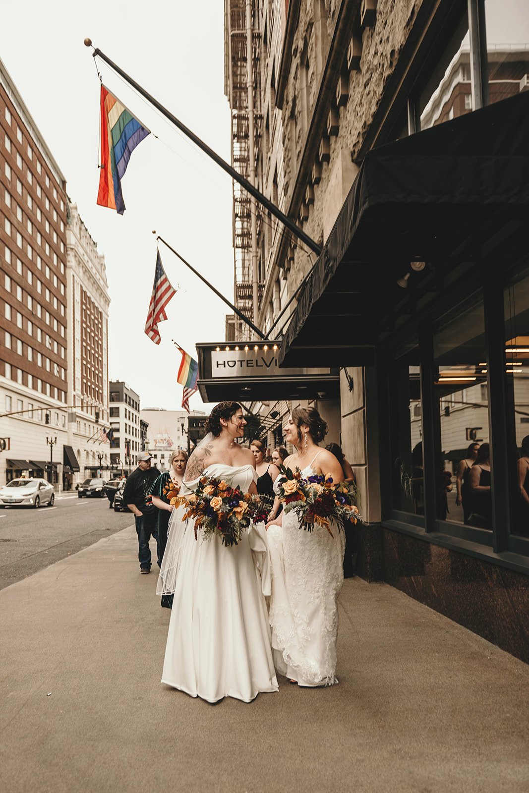 Britta + Lily at Melody Ballroom — Rose & Fern Events